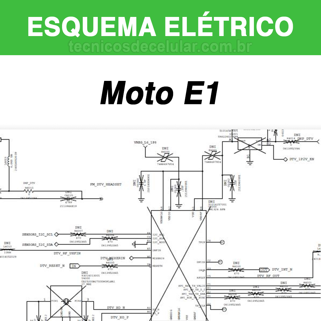 Esquema Elétrico Motorola Moto E1