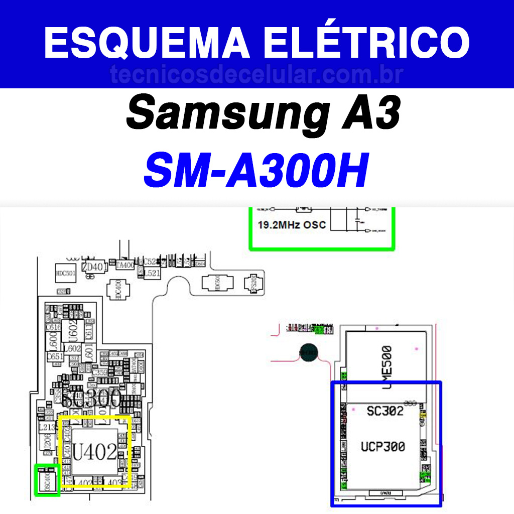 Esquema Elétrico Samsung Galaxy A3 SM-A300H