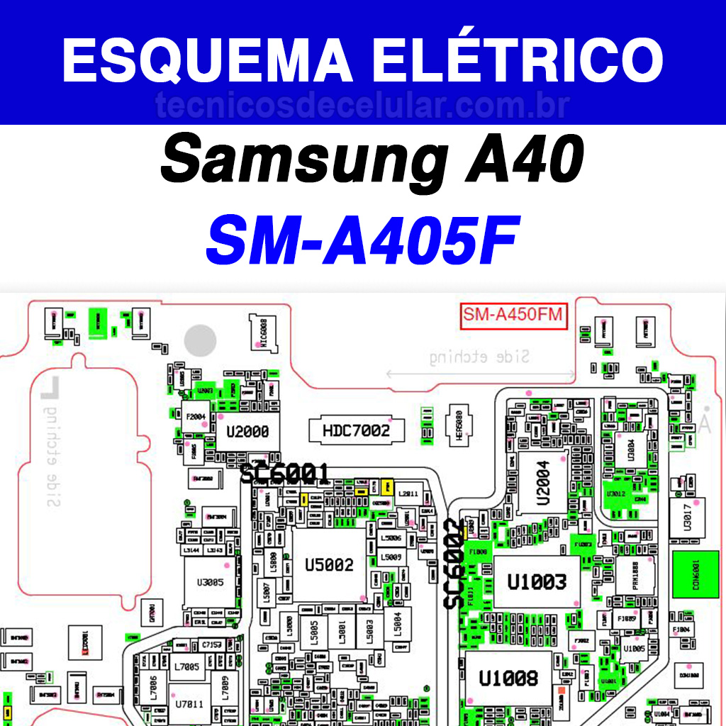 Esquema Elétrico Samsung Galaxy A40 SM-A405F