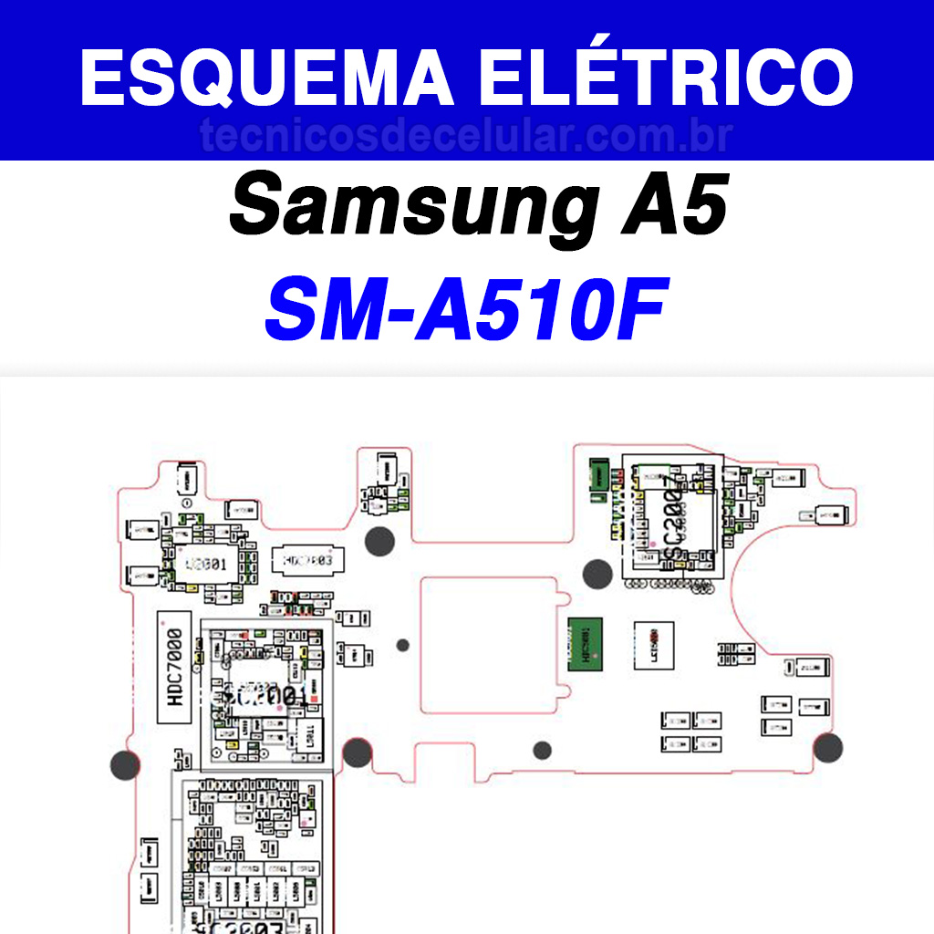 Esquema Elétrico Samsung Galaxy A5 SM-A510F