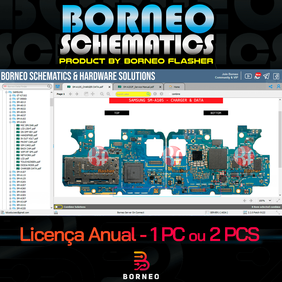 Borneo Schematics Oficial (Esquemas Elétricos Completos)